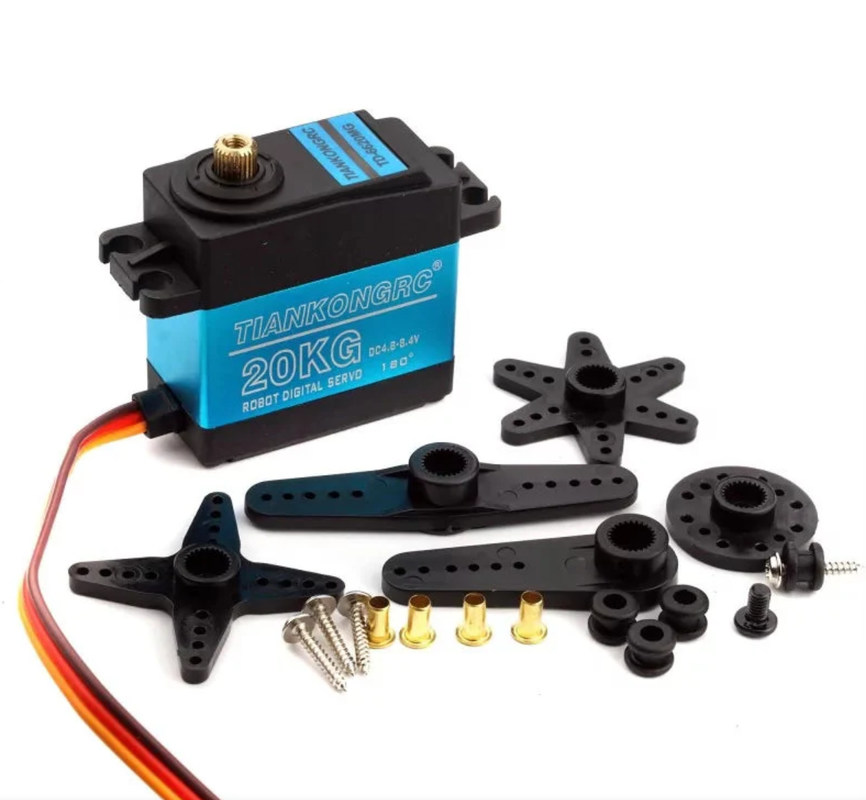 TIANKONGRC TD-6620MG 20KG 4.8-8.4V Metal Gear Digital Servo Motor for ...