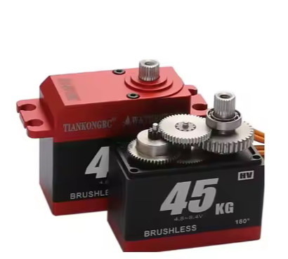 TIANKONGRC BLS-HVS45MG 45KG Waterproof Servo High Torque Motor Digital ...