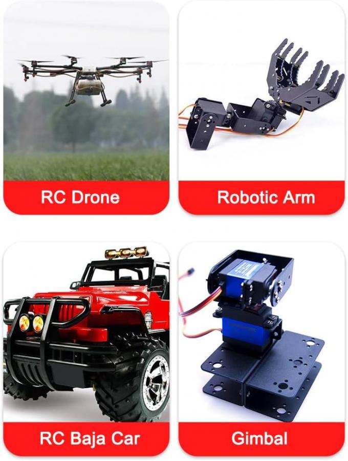 TIANKONGRC TD-8320MG 20KG Waterproof Metal Gear High Torque Digital ...